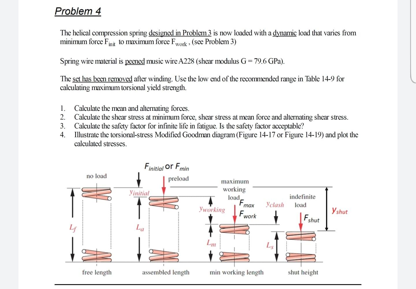 Stress Analysis and Mechanical Design Assignment | Chegg.com