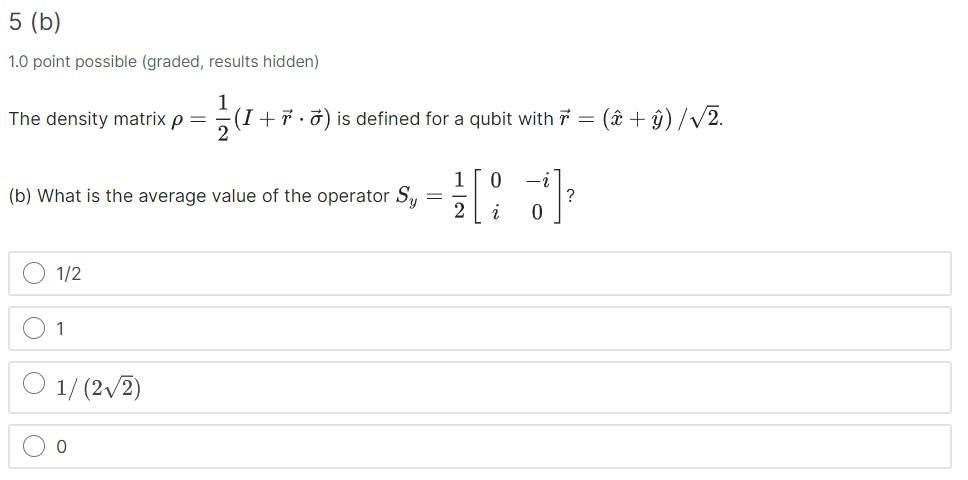 Solved 1.0 point possible (graded, results hidden) The | Chegg.com