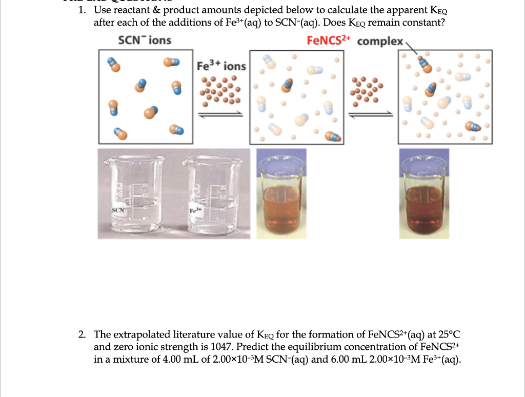 1. Use reactant & product amounts depicted below to | Chegg.com