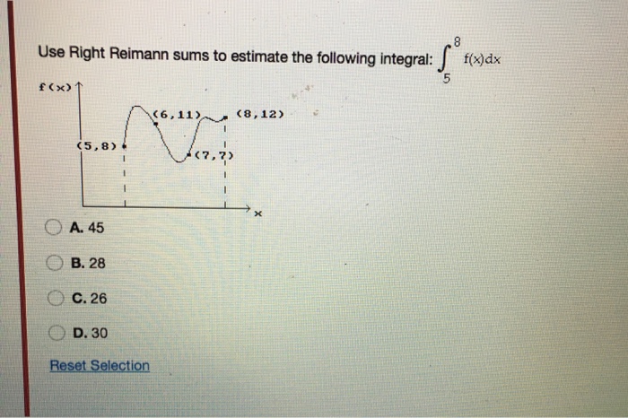 Solved Use Right Reimann sums to estimate the following | Chegg.com Solved Use Right Reimann sums to estimate the following | Chegg.com