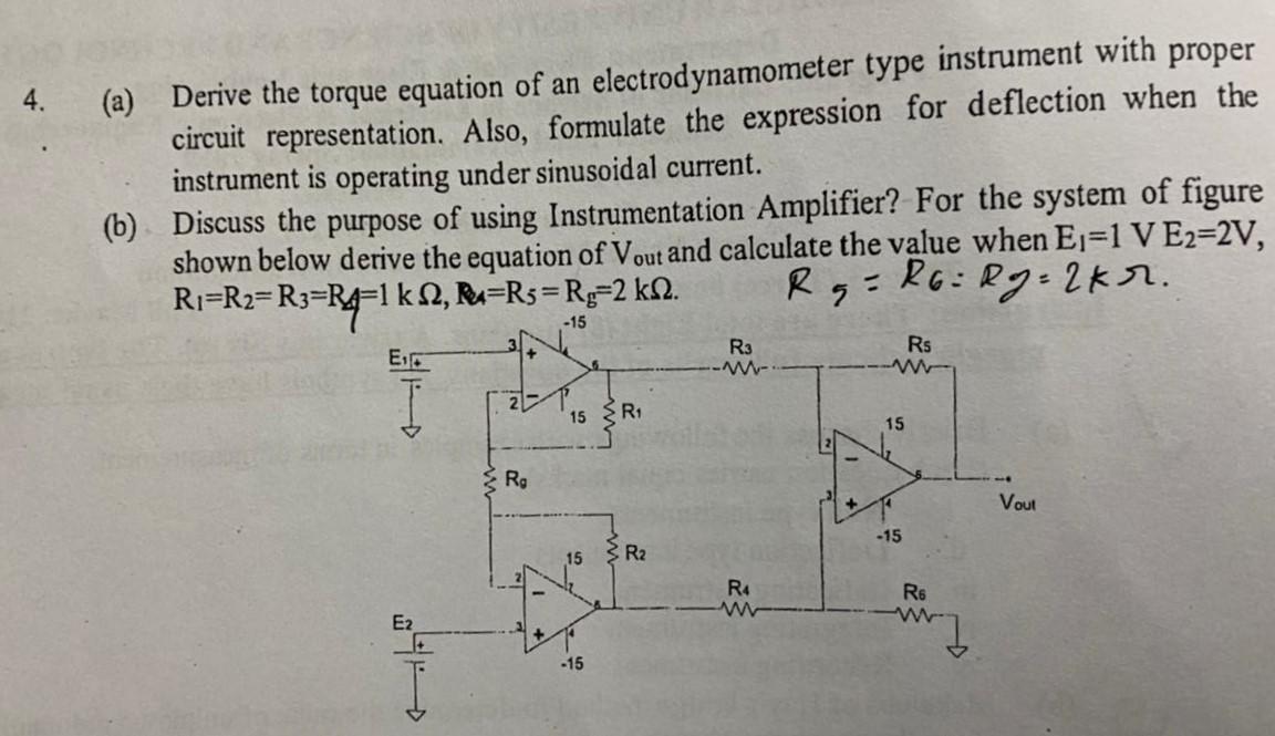 Solved (a) Derive the torque equation of an | Chegg.com