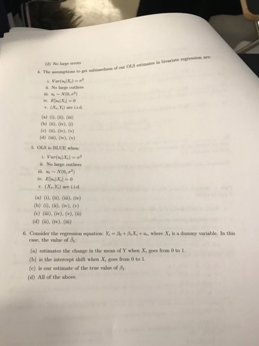 Solved Part 3: Multiple Choice. Circle the BEST answer to | Chegg.com