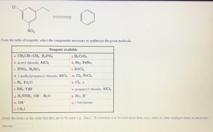 Solved 1. Cl2. FeCI, 2. Mg, ether 3. 4. Mild H3o 5. SOCI2 6. | Chegg.com
