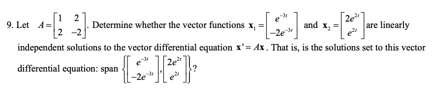 Solved 9. Let \\( A=\\left[\\begin{array}{cc}1 & 2 \\\\ 2 & | Chegg.com