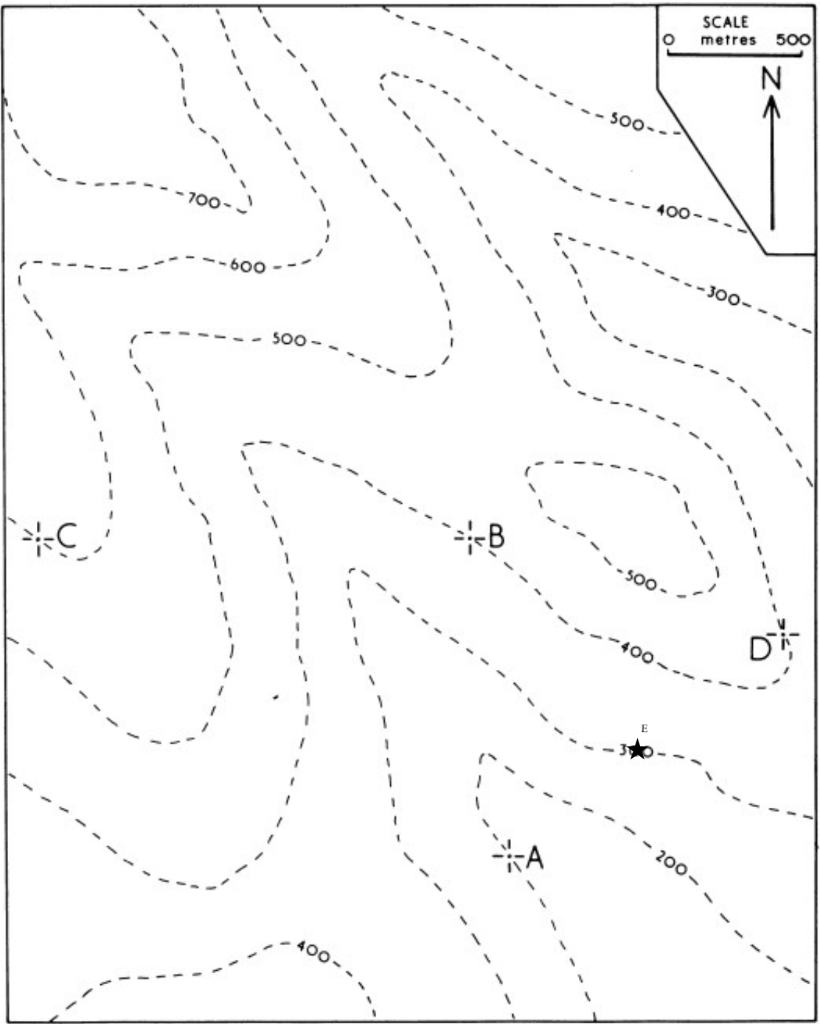 Solved a. Do a 3-point problem to draw structure contours | Chegg.com