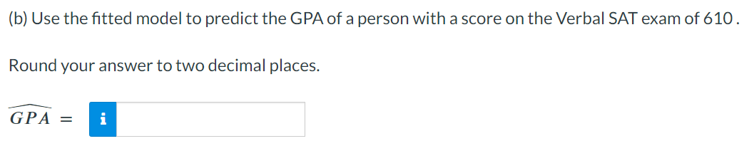 Solved A scatterplot with regression line is shown below for | Chegg.com