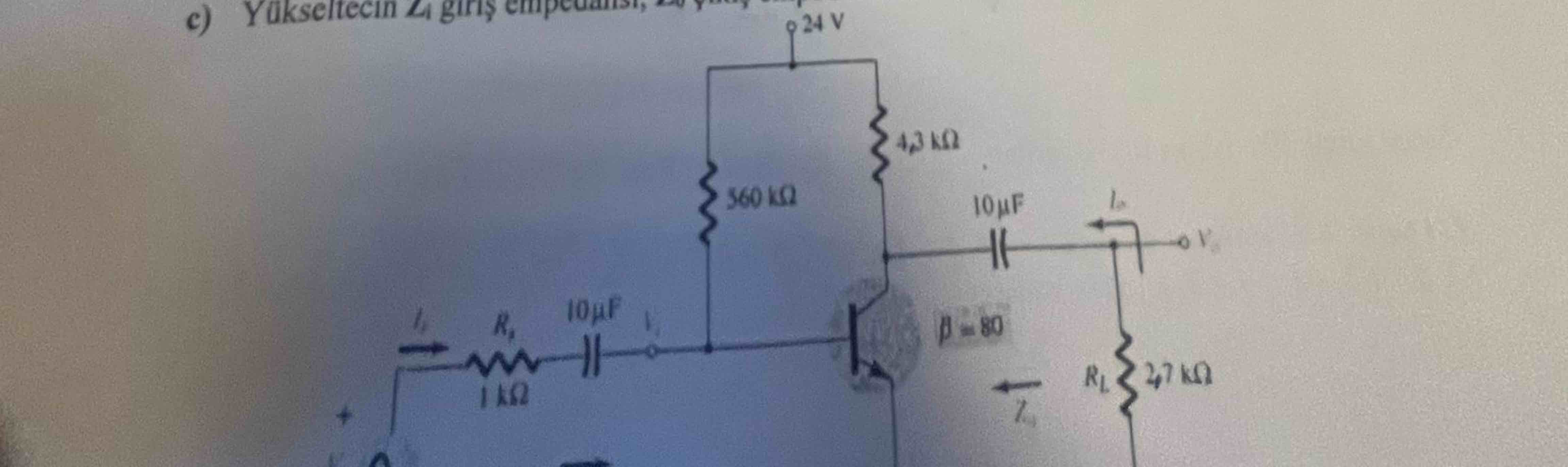 Solved For the fixed bias BJT amplifier circuit in the | Chegg.com