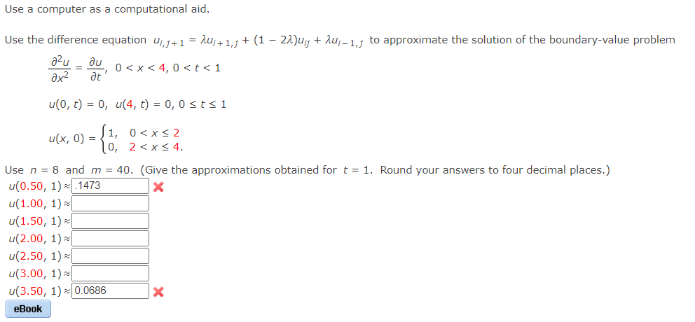 Solved Use a computer as a computational aid. Use the | Chegg.com