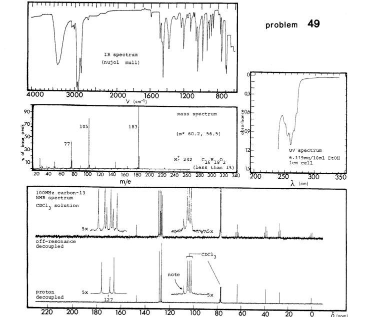 Solved problem 49 IR spectrum (nujol mull) 4000 3000 03 2000 | Chegg.com
