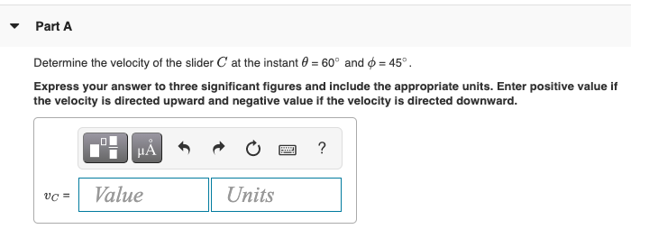 Solved Rod AB is rotating with an angular velocity of WAB = | Chegg.com