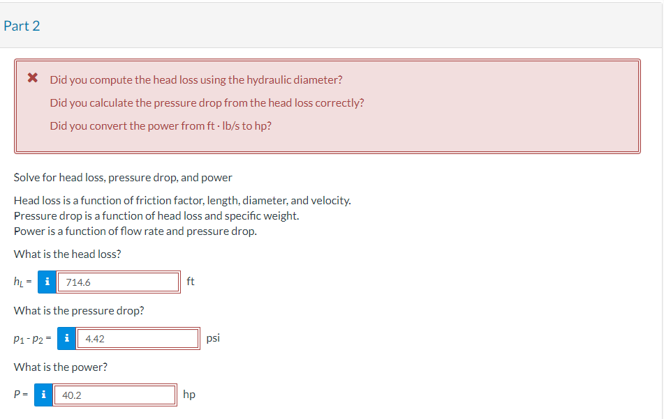 Solved Solve for the friction factor Air at standard | Chegg.com