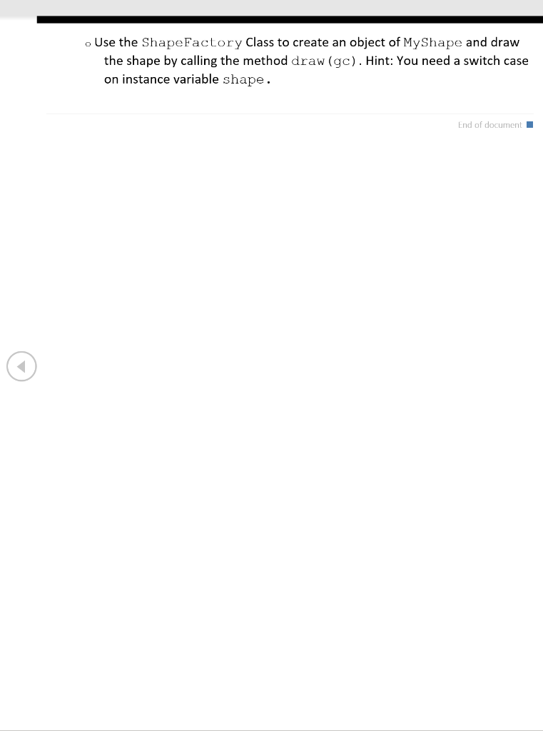Solved 1 2 3 4 Class Myshape Class Myline Class MyRectangle | Chegg.com
