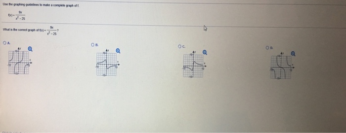 Solved Use the graphing guidelines to make a complete graph | Chegg.com