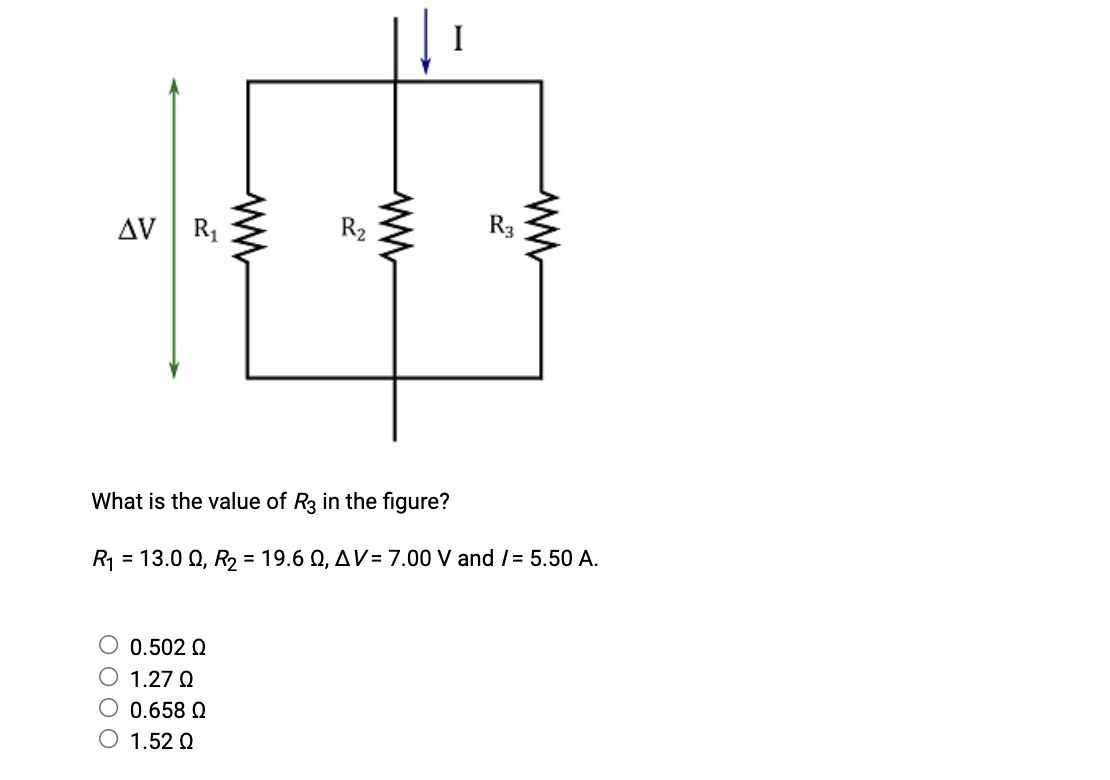 Solved I AVR R2 R3 w What is the value of R3 in the figure? | Chegg.com