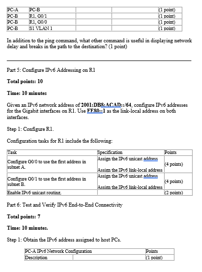 CCNA: Introduction to Networks Skills Asgegsment - | Chegg.com