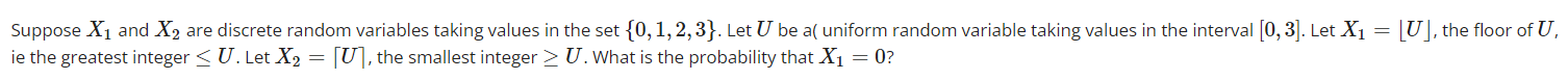 Solved Suppose X1 and X2 are discrete random variables | Chegg.com