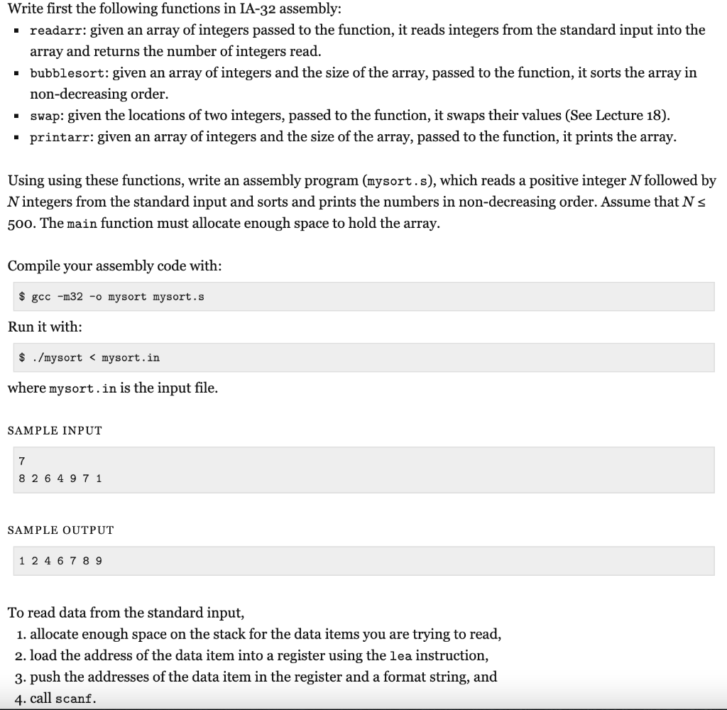 The bubble sort is a simple sorting algorithm that | Chegg.com