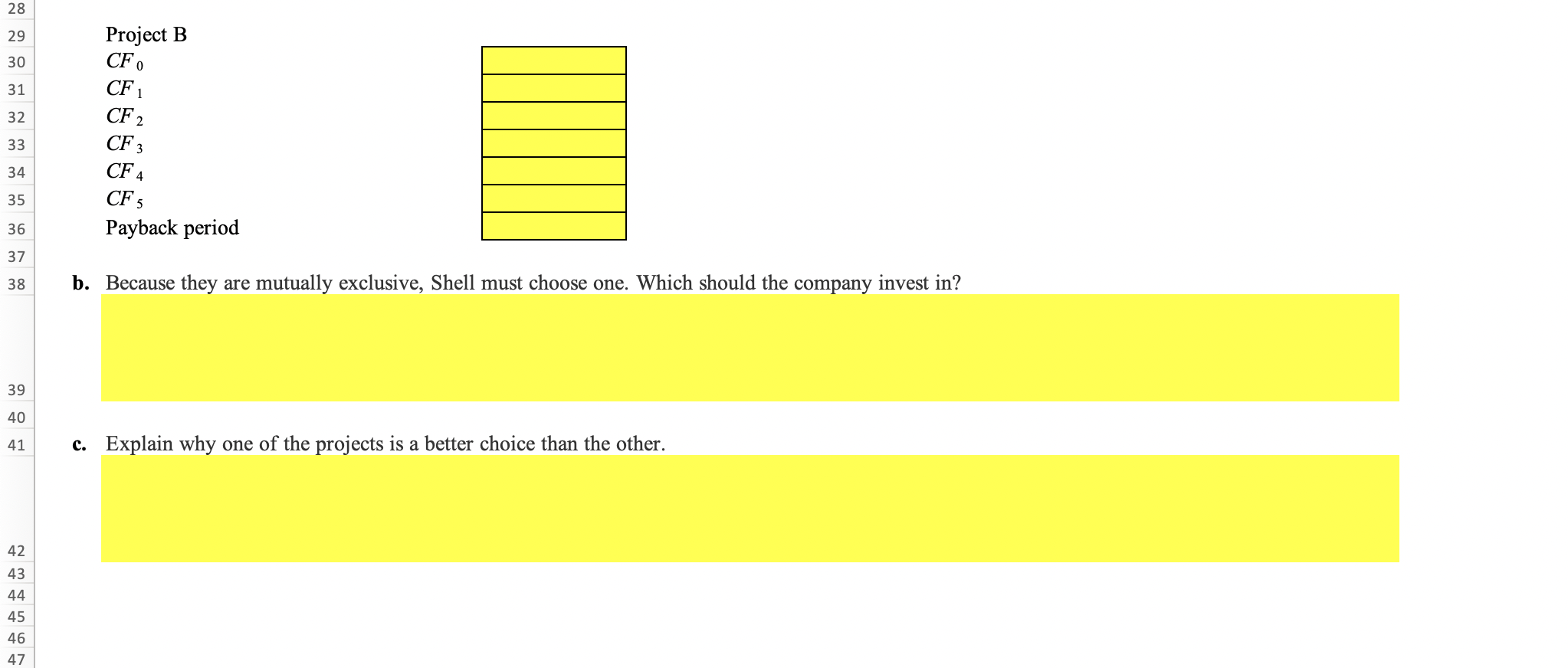 Solved Choosing between two projects with acceptable payback | Chegg.com