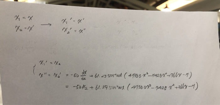 Solved I'm trying to solve this problem by using matlab. But | Chegg.com
