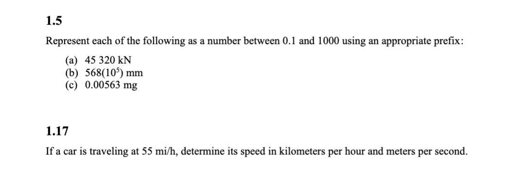 Solved 1.5 Represent each of the following as a number | Chegg.com