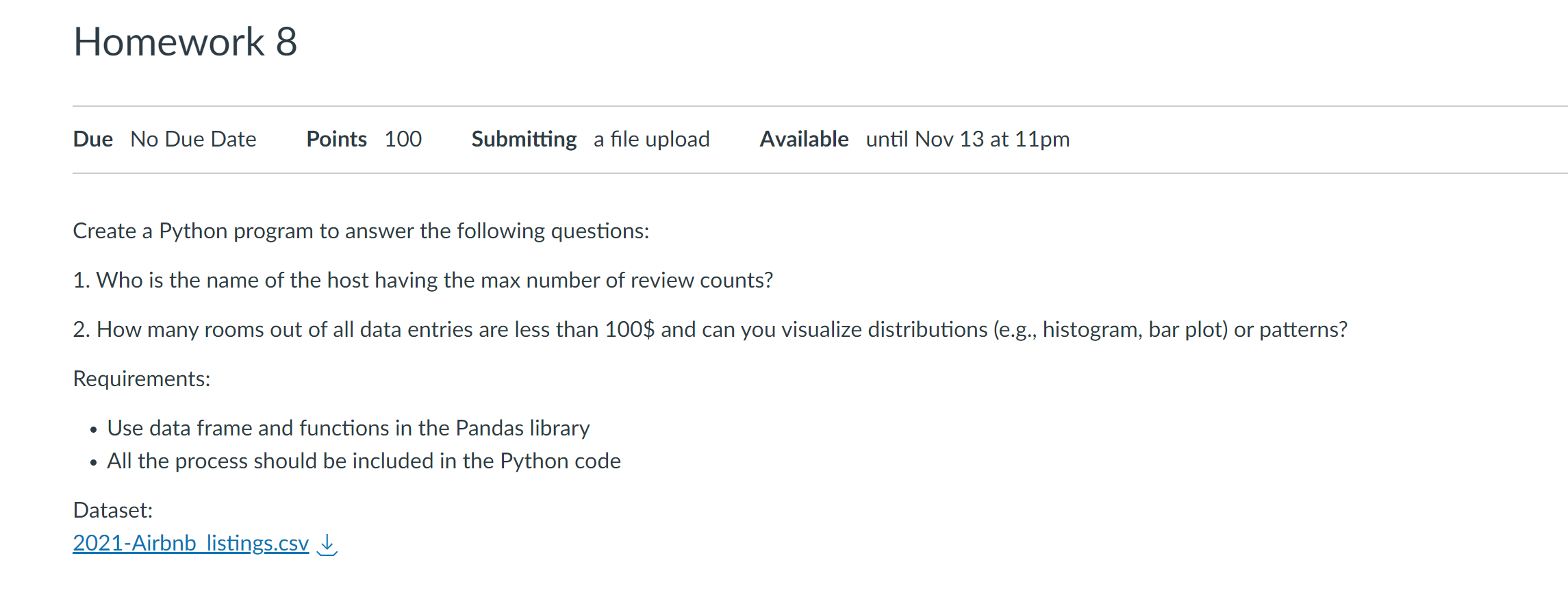 Solved Create a Python program to answer the following | Chegg.com