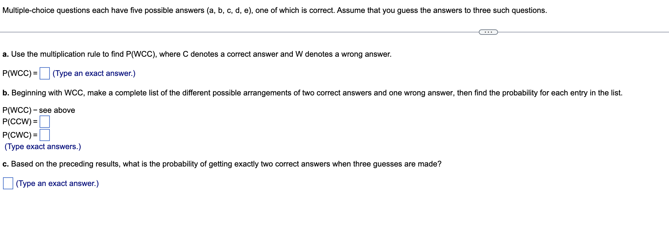 Solved Multiple-choice questions each have five possible | Chegg.com