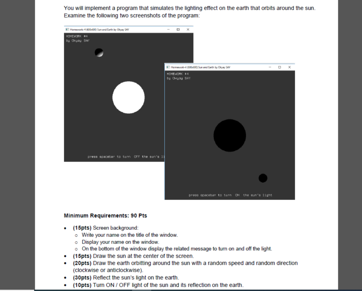 Solved You Will Implement A Program That Simulates The 