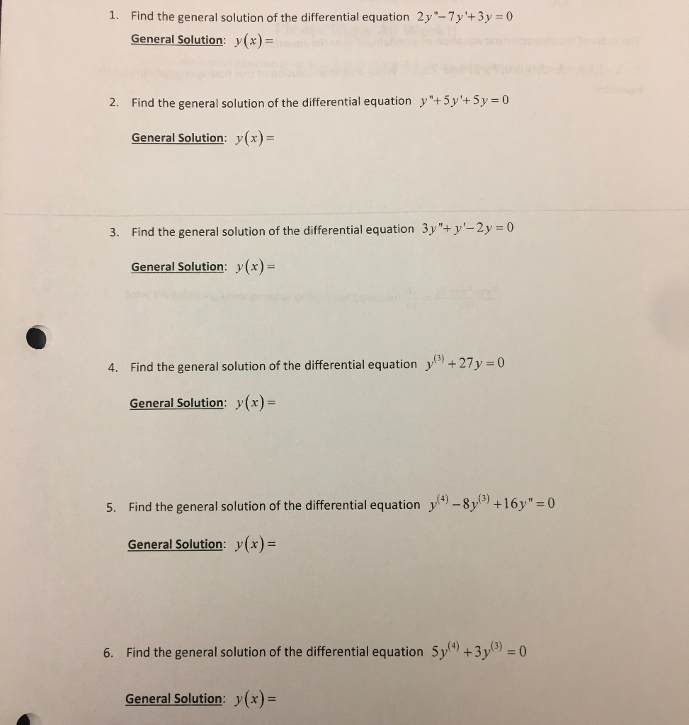 Solved The roots of the characteristic equation of a certain | Chegg.com