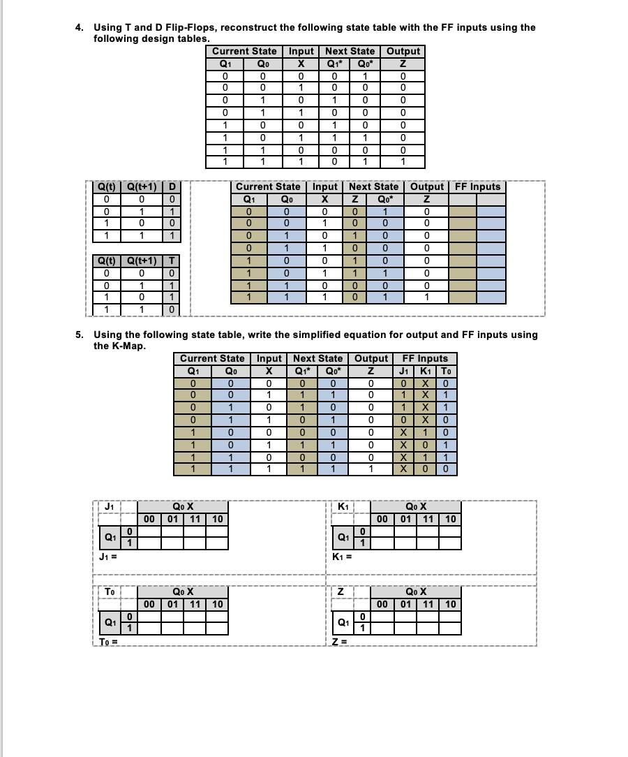 Solved Show me the steps to solve 4. ﻿Using T and D | Chegg.com