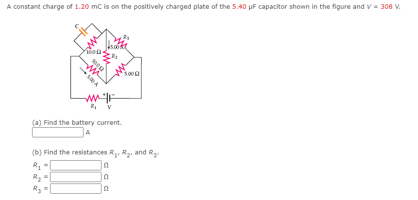 Solved A constant charge of 1.20mC ﻿is on the positively | Chegg.com