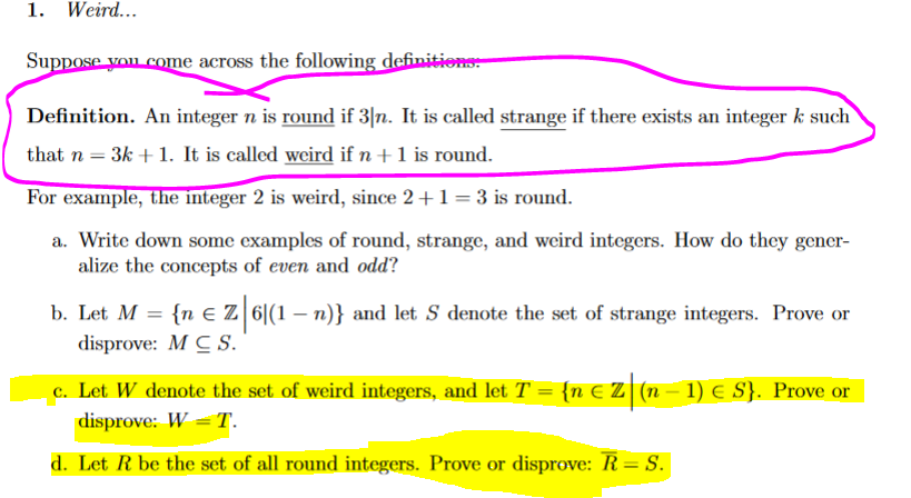 Integers Definition