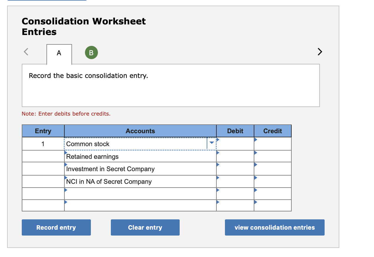 Solved E5-3 Consolidation Entries with Differential LO 5-2 | Chegg.com