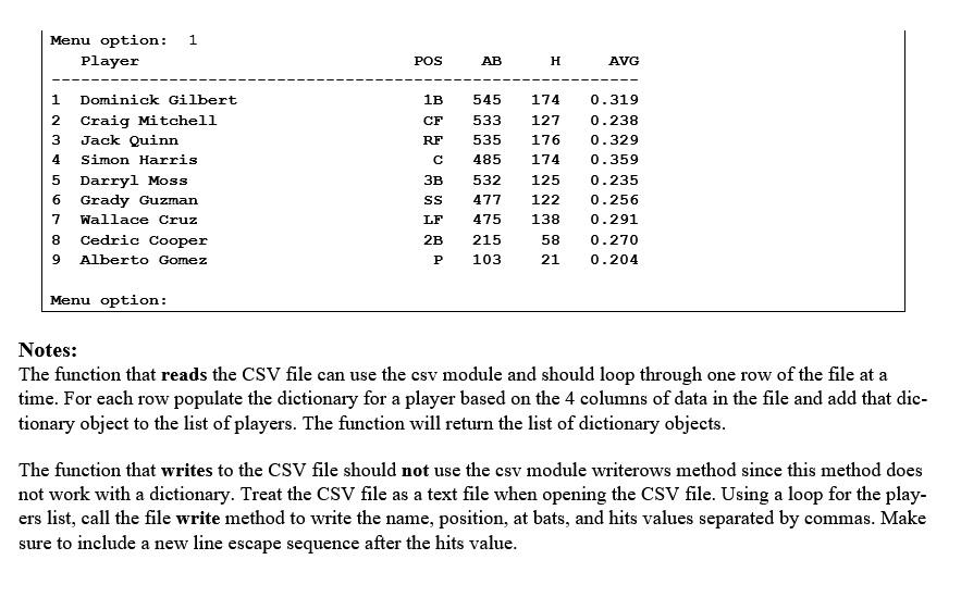 Solved Team Management Program: Version 2 Update the team | Chegg.com