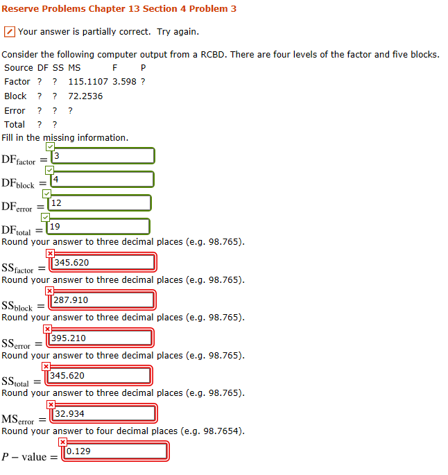 Solved Reserve Problems Chapter 13 Section 4 Problem 3 Your Chegg