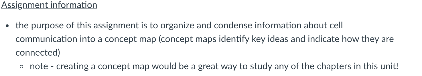 Solved Assignment information • the purpose of this | Chegg.com