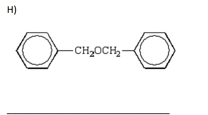Solved H) CH20CH2 | Chegg.com