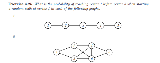 Solved Exercise 4.25 What is the probability of reaching | Chegg.com