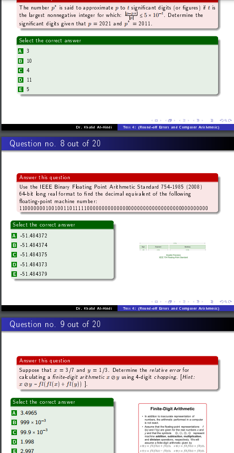 Solved The number p∗ is said to approximate p to t | Chegg.com
