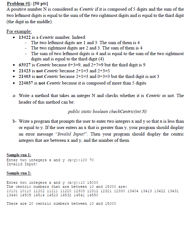Solved Java Language Nested Loops Methods Arrays 1307