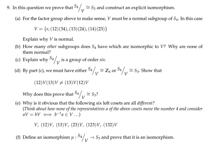 Solved 9. In this question we prove thatS S3 and construct | Chegg.com