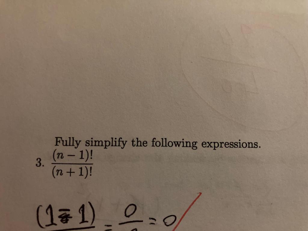 Solved Fully simplify the following expressions. 3. | Chegg.com