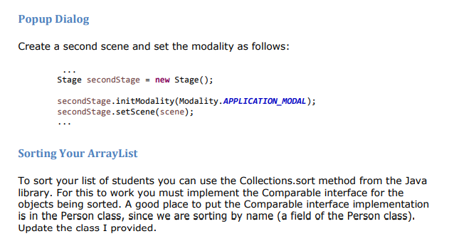 Solved Using Visual Studio Code and SceneBuilder software to | Chegg.com