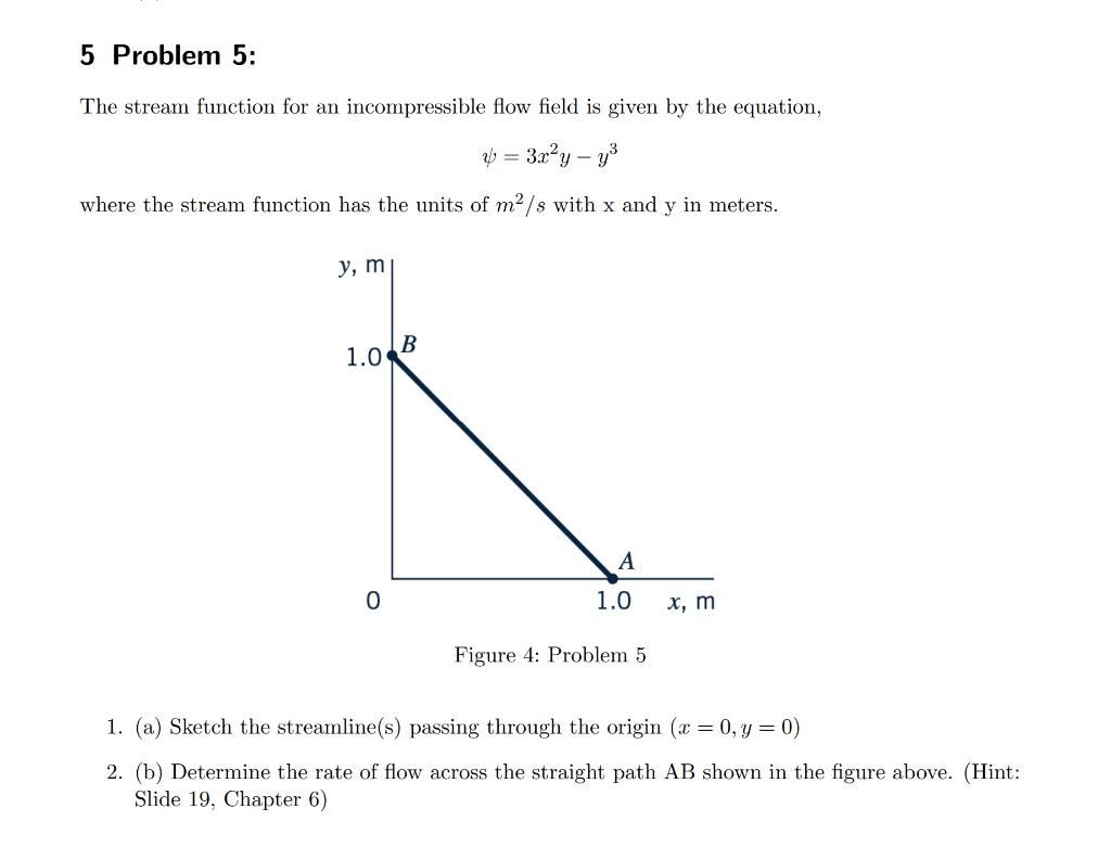 Solved The stream function for an incompressible flow field | Chegg.com Solved The stream function for an incompressible flow field | Chegg.com