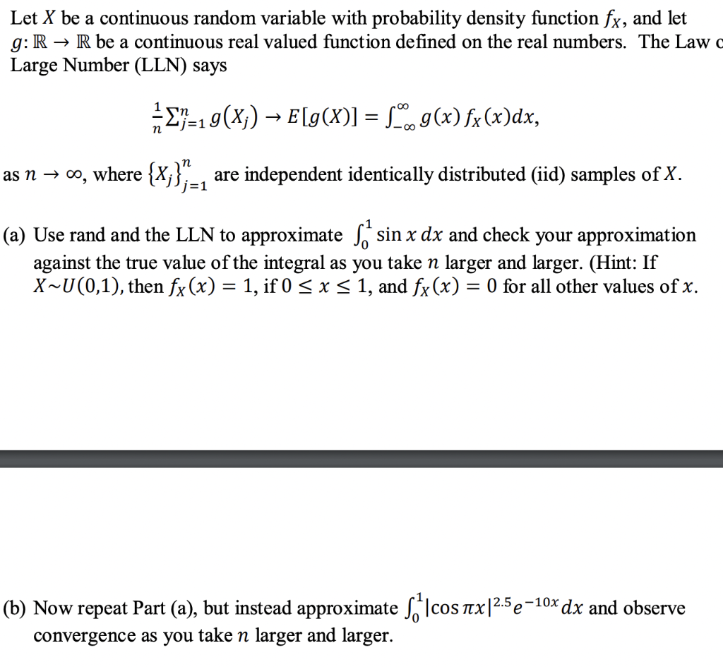 Solved Let X be a continuous random variable with | Chegg.com