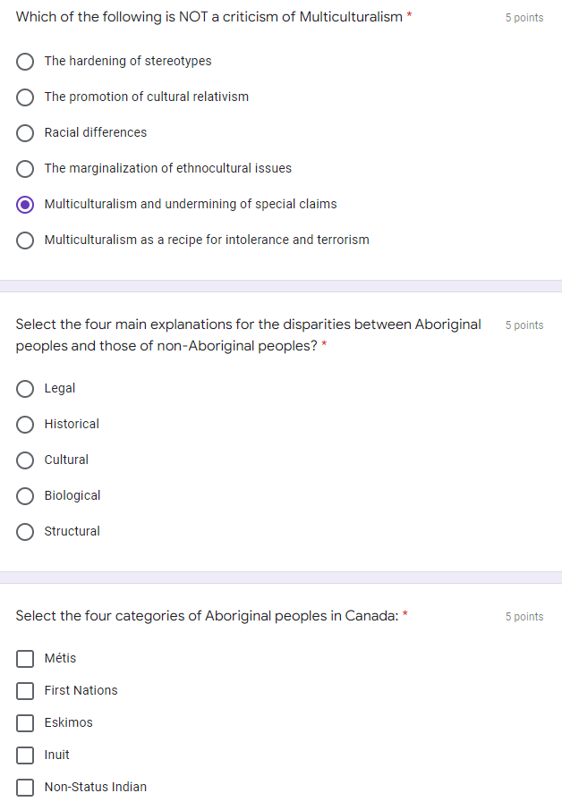 Solved Which of the following is NOT a criticism of | Chegg.com