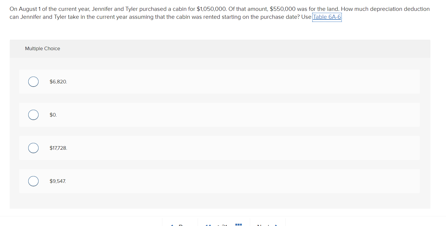 Solved TABLE 6A-6 General Depreciation System: | Chegg.com