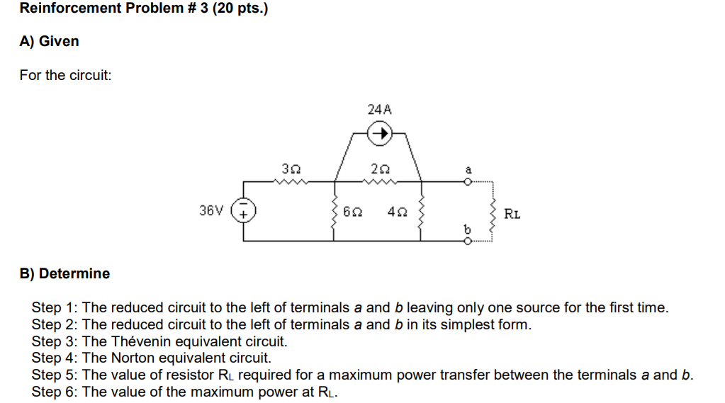 Solved Reinforcement Problem # 3 (20 pts.) A) Given For the | Chegg.com
