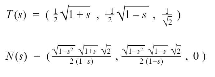 Solved (5 points) Find the binormal vector B(s) using the | Chegg.com