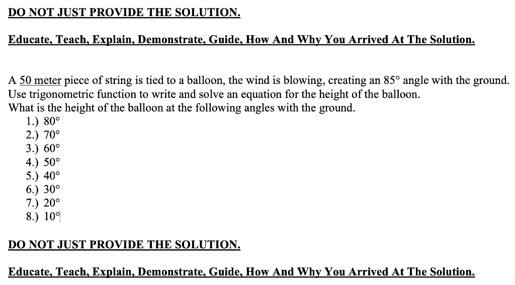 Solved DO NOT JUST PROVIDE THE SOLUTION. Educate, Teach, | Chegg.com