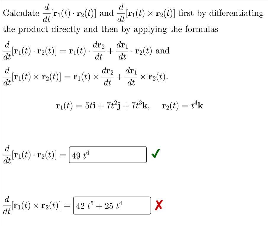 Solved Use the formula k(t) ||r'(t) x r"(t)|| ||r'(t)|| to | Chegg.com